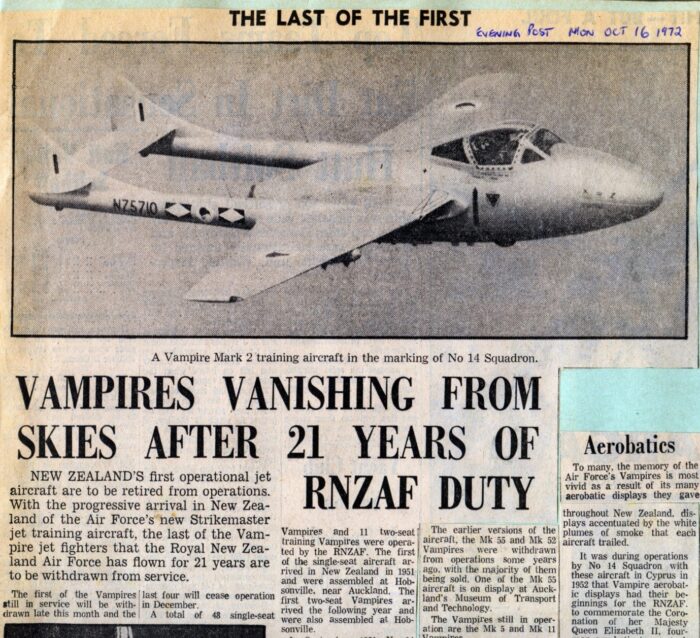 Flying the Strikemaster Mk88 in RNZAF Service: Part 1 the 1970s - Jim ...